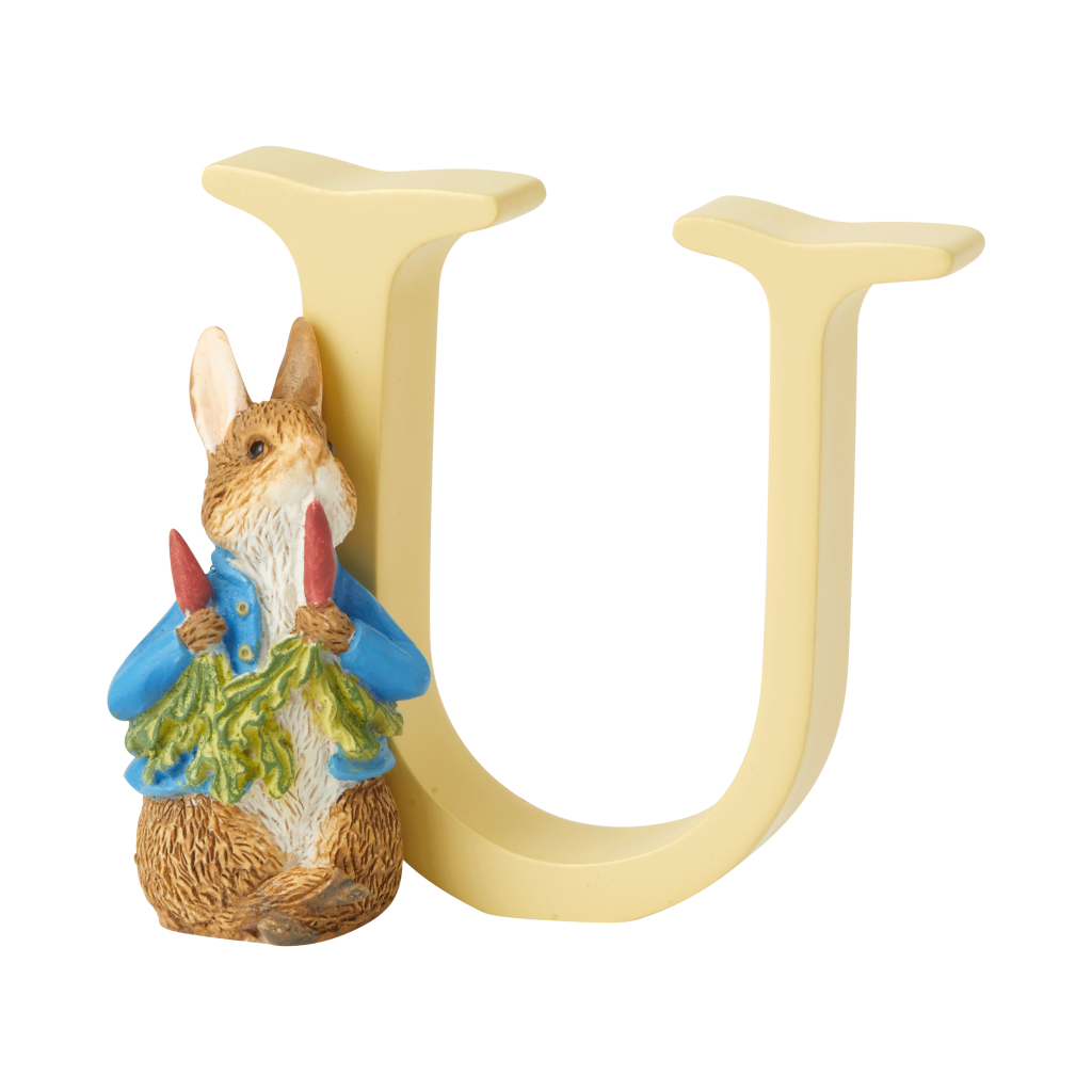 Beatrix Potter Alphabet Letter U - Peter Rabbit with Radishes - Beatrix ...
