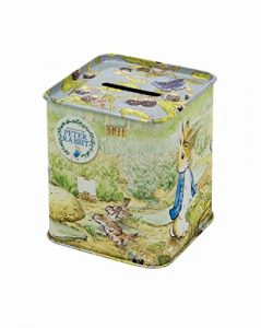Peter Rabbit Tin Money Box - Beatrix Potter Shop