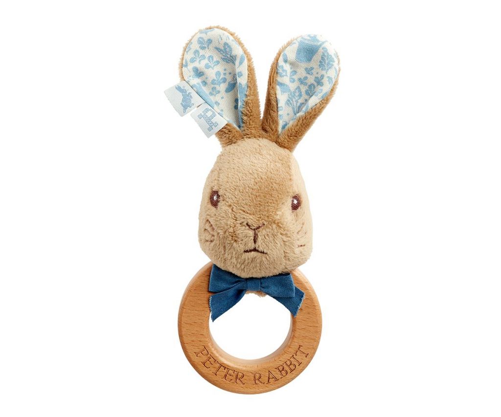 Signature Peter Rabbit Wooden Ring Rattle - Beatrix Potter Shop