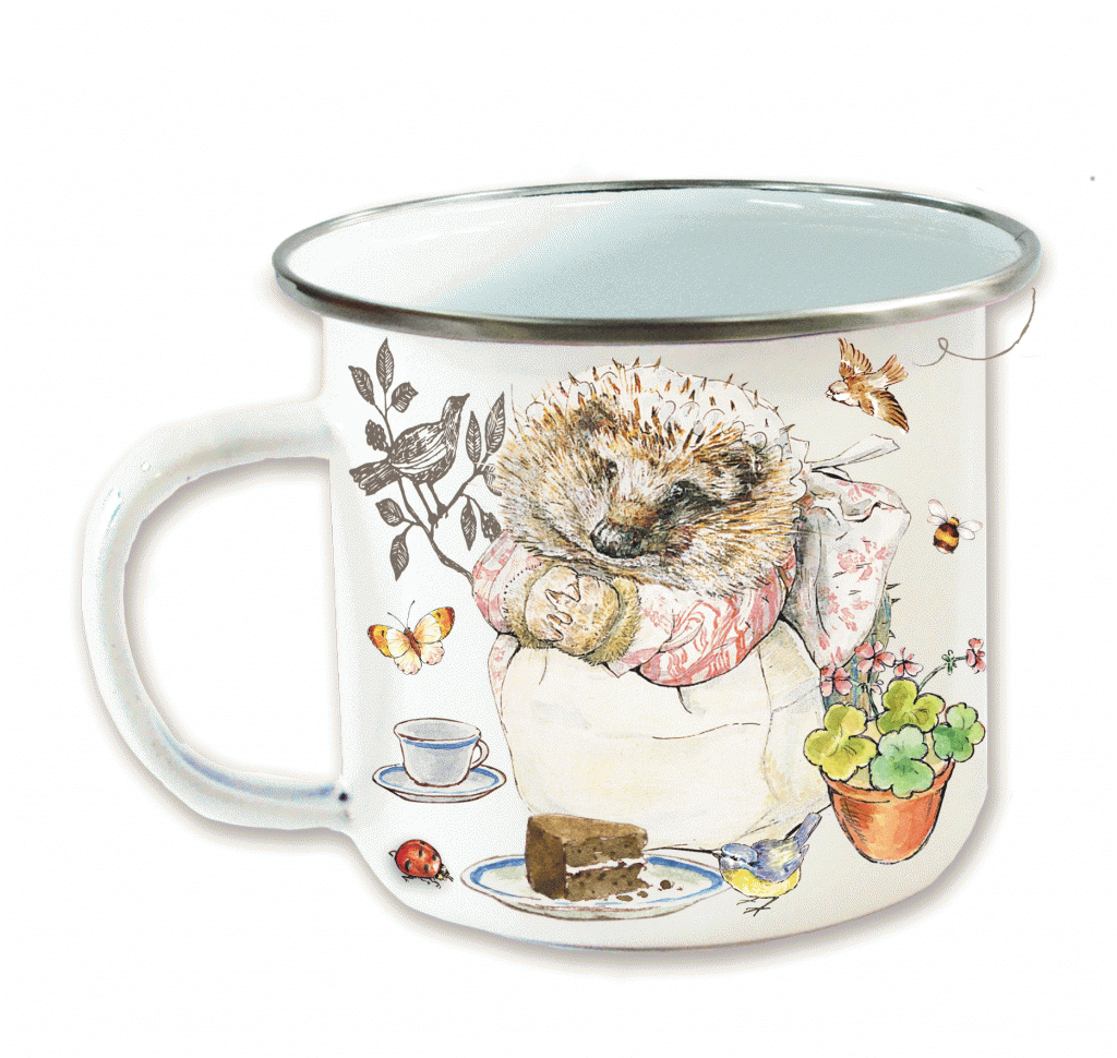 Mrs Tiggy-Winkle Enamel Mug - Beatrix Potter Shop