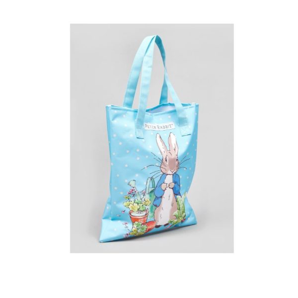 Peter Rabbit Blue Polka Dot Tote Bag - Beatrix Potter Shop