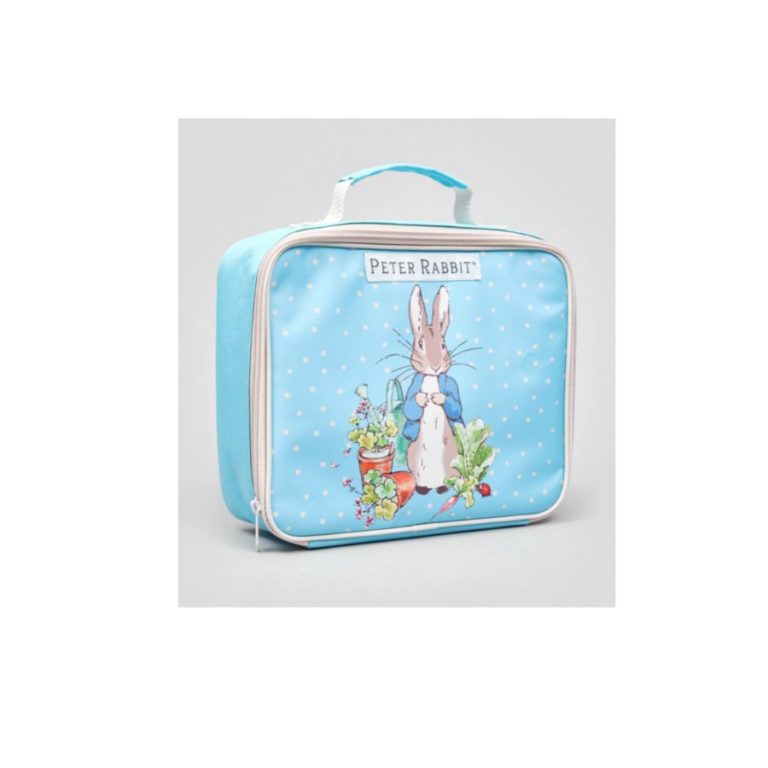 Peter Rabbit Blue Polka Dot Lunch Bag - Beatrix Potter Shop