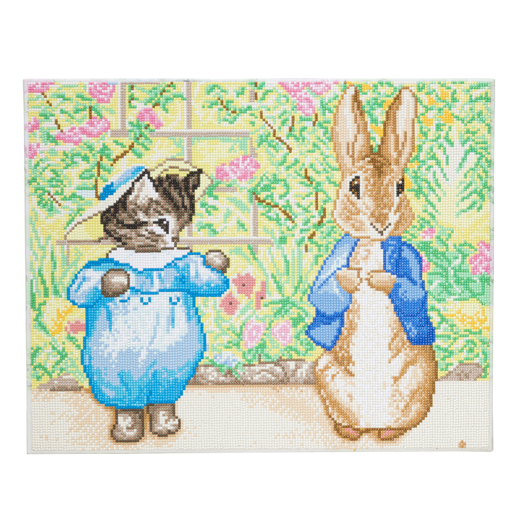 Peter Rabbit & Tom Kitten Crystal Art Canvas Kit - Beatrix Potter Shop